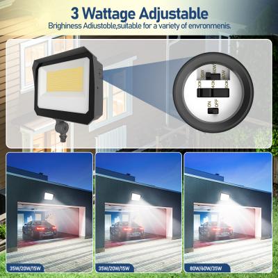 Cina Luce di alluvione LED esterna con fotocella ad alto lumen 140LM/W 100W 120W 150 Watt Per l'illuminazione delle facciate del parcheggio in vendita