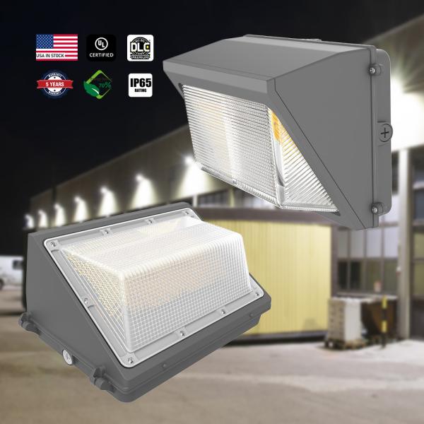 Quality 140lm/W Outdoor 120W LED Wall Pack Light IP65 Waterproof Slim For Parking Area Pathway for sale