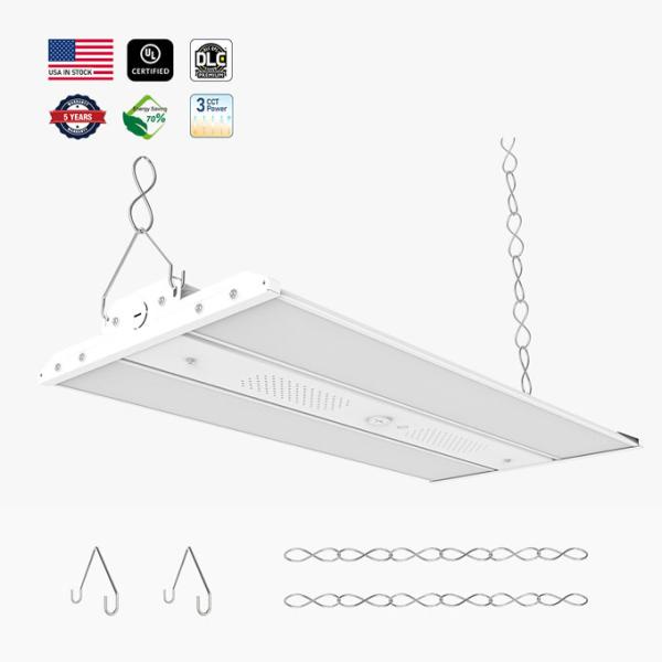 Quality USA Warehouse Led High Bay Lights 200W 300W 3Cct Adjustable Industrial Lighting Commercial Highbay Shop Light for sale