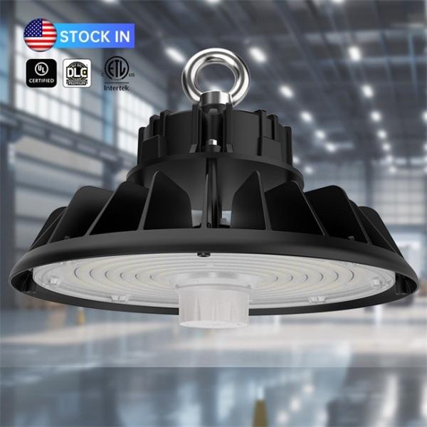 Quality USA In Stcok UFO Led High Bay Lights 200W 3CCT Adjustable Highbay Light Industrial Lighting Commercial for sale