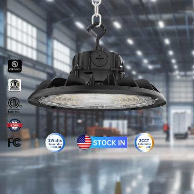 中国 LED UFOハイベイライト 200W IP65 3CCT 3パワー調整可能 36000LM 倉庫用工業用照明 販売のため