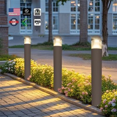 China Modern Custom Landscape Bollard Light Waterproof Ip65 24W 3CCT Adjustable Outdoor Bollard Garden Light For Garden for sale
