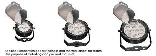 3 * 2W Small Size IP68 Underwater LED Spot Light with Bracket and Tripod 360° Adjustable