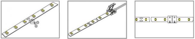 12V or 24VDC 60LEDs / M 2835 LED Flexible Strip Light CRI 80 +, LED Tape Light