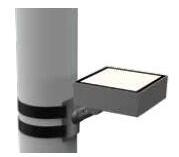 led flood light with tree strap