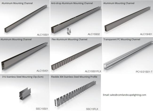 Montaje de los accesorios para la flexión de neón de F15 LED