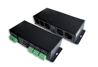 China Controlador do amplificador do sinal do diodo emissor de luz DMX com saída distribuída 3 canais à venda