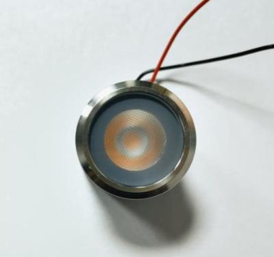 China Openlucht In een nis gezette LEIDENE Inground Lichte die 24VDC 1W 2W van Roestvrij staal 316 wordt gemaakt Te koop