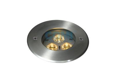 Китай 3 * свет СИД Inground Rring фронта круга 2W 6W 7W несимметричный CRI > 80 продается