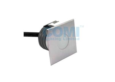 China D2XAS0657 D2XAS0618 3W Square Front Plate LED Ground Lights With Frosted Lens and Smooth / Soft Light output for sale