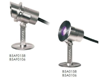 China B5AF0158 B5AF0106 3W Mini LED Underwater Spot Light With Hood , SUS 316 Stainless Steel Water Garden LED Spotlight for sale