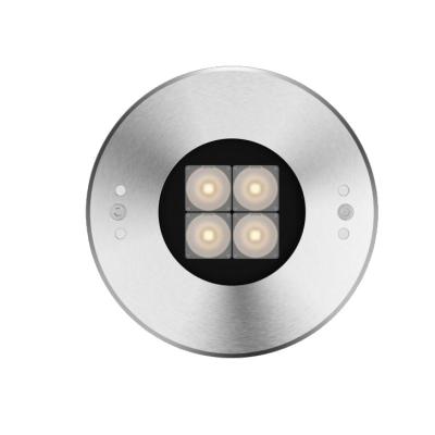 Cina IP68 Lampade subacquee a LED intagliate in acciaio inossidabile resistente alla corrosione in acciaio inossidabile di grado marino 316L in RGB RGBW per l'illuminazione di piscine o stagni in vendita