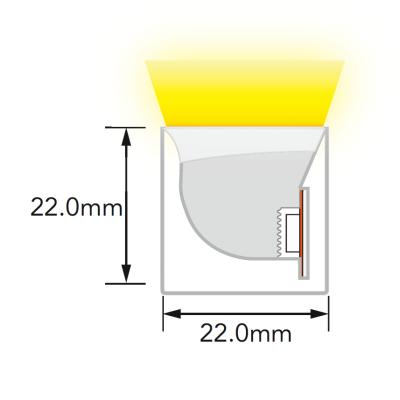 China SPI Pixel Programmable Silicone Neon LED Flex | IP68 Waterproof | Architectural & Signage Lighting for sale