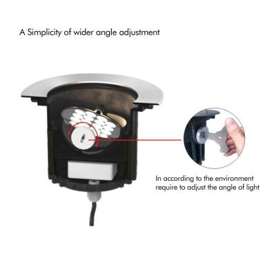 China Underground Light beam Direction Adjustable Beam adopts single color or RGBW CREE LED for sale