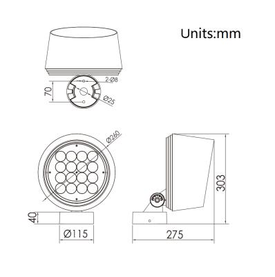 China Single Color LED Flood Lights 100W IP66 10V DALI Dimming DMX512 Control 100W for sale