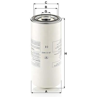 Cina LB-13145/3 P782909 1626832100 575000101 R12101 Filtro separatore di aria e olio per compressore in vendita