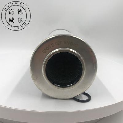 Cina 0500D020BN4HC 0500D010BN4HC Elemento filtro idraulico per olio per prestazioni di lunga durata in vendita