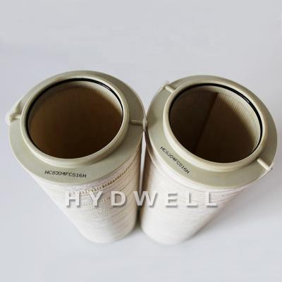 Cina Filtro HC8304FCS16H per materiale in fibra di vetro e sistema idraulico all'interno dell'olio idraulico in vendita