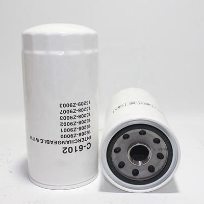 中国 トラックエンジンの部品 C-6102 先進的なフィルタリング技術を持つ潤滑油フィルター要素 販売のため
