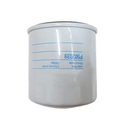 Cina Filtro di olio di lubrificante per la rotazione del motore p502039 per una migliore protezione del motore in vendita