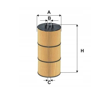 Cina Filtro di olio per camion di precisione di filtrazione A4721841025 4721800409 LF17511 SO7238 per motori in vendita