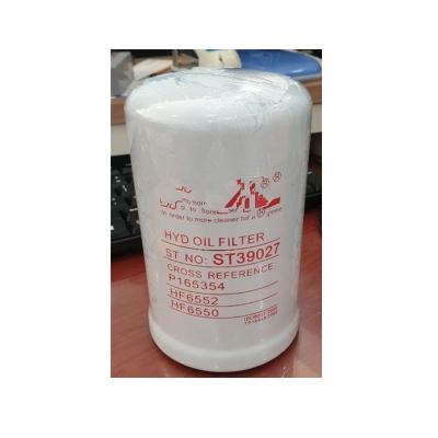 China ST39027 P165354 HF6552 HF6550 Hydraulisch oliefilter voor bouwmachines Te koop