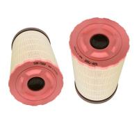 China Excavator Engine Air Filter 528-7222 SA17463 for Backhoe Loader 414mm Height for sale