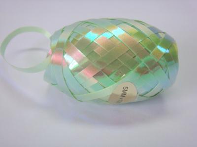 Cina Uovo d'arricciatura iridescente del nastro dell'arcobaleno 5mm10m, nastro di nozze pp in vendita