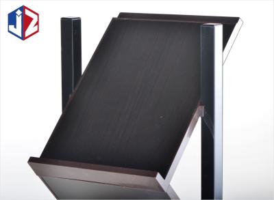 Cina Doppi banchi di mostra stanti parteggiati del pavimento di riferimento della biblioteca del supporto dell'opuscolo di Zig Zag in vendita