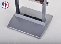 China Double Sided Zig Zag Brochure Stand Library Reference Floor Standing Display Stands for sale