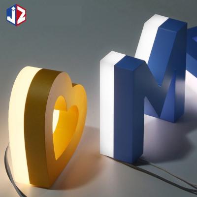 Cina Segni luminosi Front Stainless Steel Back Acrylic della lettera di Manica del LED in vendita