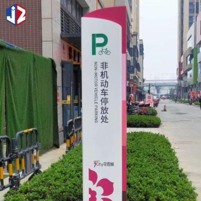 China Signage exterior de Wayfinding do estacionamento de aço inoxidável feito sob encomenda do suporte do Signage à venda