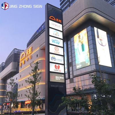 China Sinais feitos sob encomenda iluminados de Wayfinding do Signage moderno do pilão 110V-240V à venda