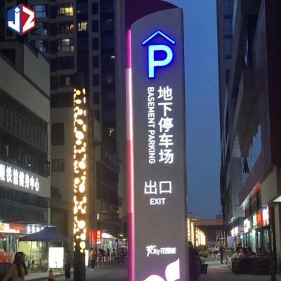 Cina Il segno di parcheggio su ordinazione del pilone si imbarca sull'isolato di acciaio inossidabile in vendita