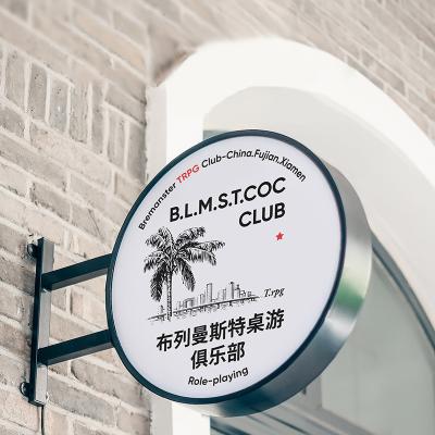 Cina Tessuto acrilico d'attaccatura di pubblicità all'aperto del segno di Lightbox intorno al LED luminoso in vendita