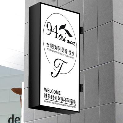 Cina Acrilico di alluminio all'aperto rotondo luminoso della scatola di luce di pubblicità LED per i negozi in vendita