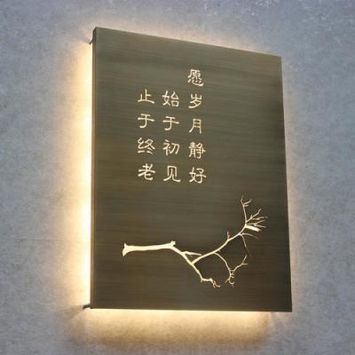 China Cavidade do metal que pendura para fora caixa leve fixada na parede do sinal 220V de Lightbox à venda