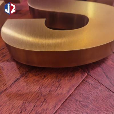 Cina Lettere del metallo 3D di spessore 1cm-100cm 304 316 lettere di alfabeto di acciaio inossidabile in vendita