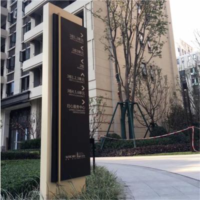 Cina Bordi del segno del pilone di Wayfinding in vendita