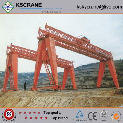 China Industrial Truss Girder Double Beam Gantry Crane With Carrier Beam for sale