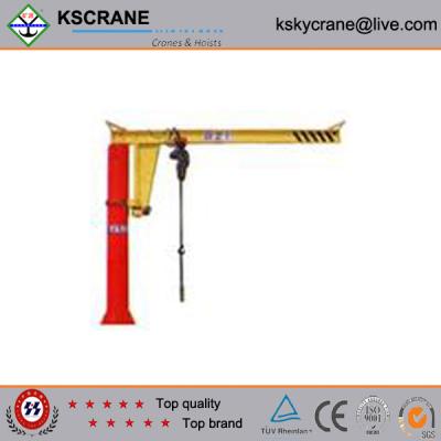 China BZD Model Electric Slewing Arm Crane With Wire Rope Electric Hoist for sale