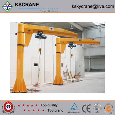 China Safe Driving Movable Slewing Jib Crane With 360 Slewing Degree for sale