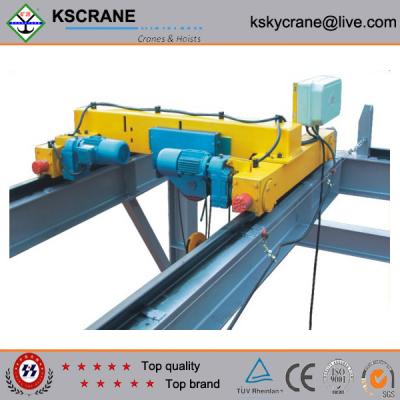 China Double Girder Overhead Hook Crane for sale