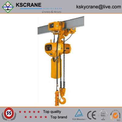 China 2.5ton Electric Chain Hoist With Electric Trolley for sale