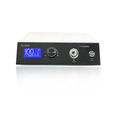 China 220V TUYOU Endoscopy Surgery LED Medical Cold Light Source With Adjustable Intensity and Endoscope Optical Fiber Cable for sale