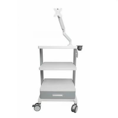 China Laparoscopic & Endoscopic Medical Trolley – Hospital Operating Room Mobile Workstation for sale
