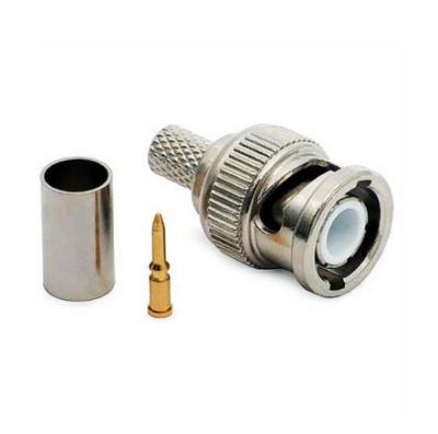 China BNC Male Crimp Connector for RG58U RG142 LMR195 cable Coax Male MIA382 for sale