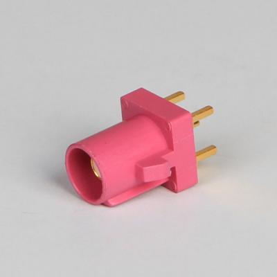 China Fakra H PCB mount Plug End Launch connector Violet for Radio With RF output Car GSM for sale