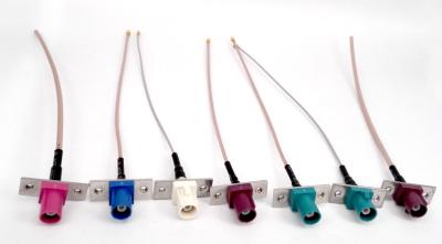 China FAKRA Male or female Connector With Spring Cable Assemblies for sale