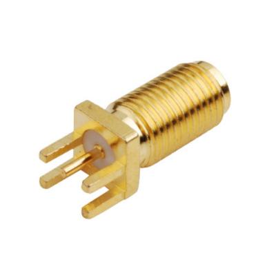 China RP-SMA female male pin End Launch Jack PCB Mount long version RF Connector for sale
